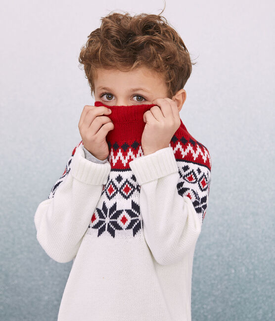 Kinderpullover aus Wolle und Baumwolle für Jungen | Petit Bateau