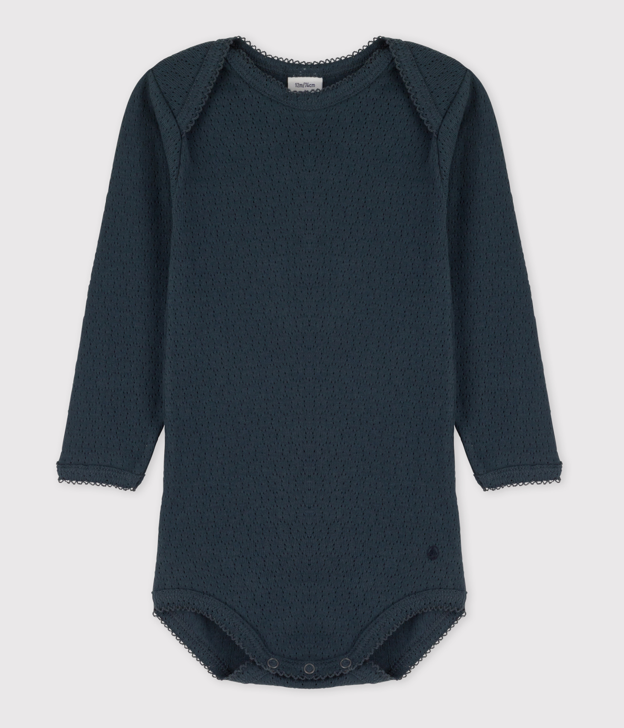 Langärmeliger Baby-Body aus Ajour-Strick DUCKY A05TD03 | Petit Bateau